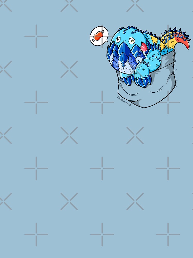 "Pocket Dragon Monster Hunter Dodogama" T-shirt for Sale by Dreamtrove ...