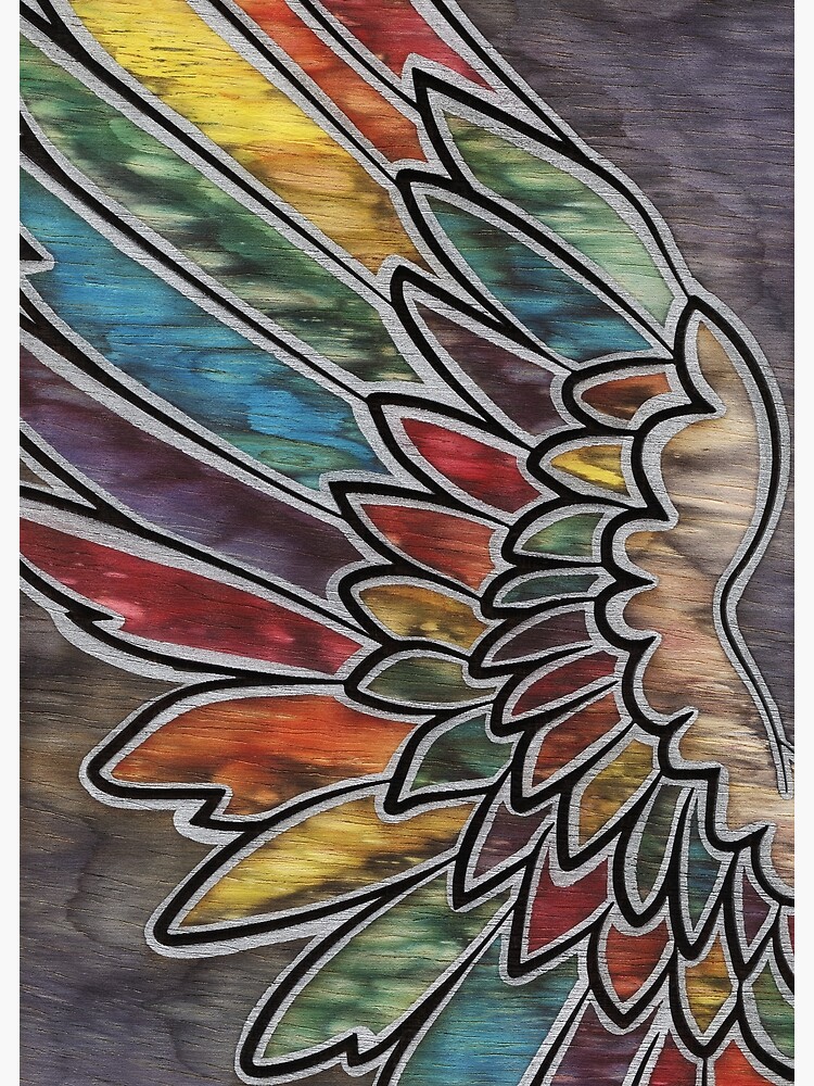 "Rainbow Wing" Poster for Sale by thekittenkat | Redbubble