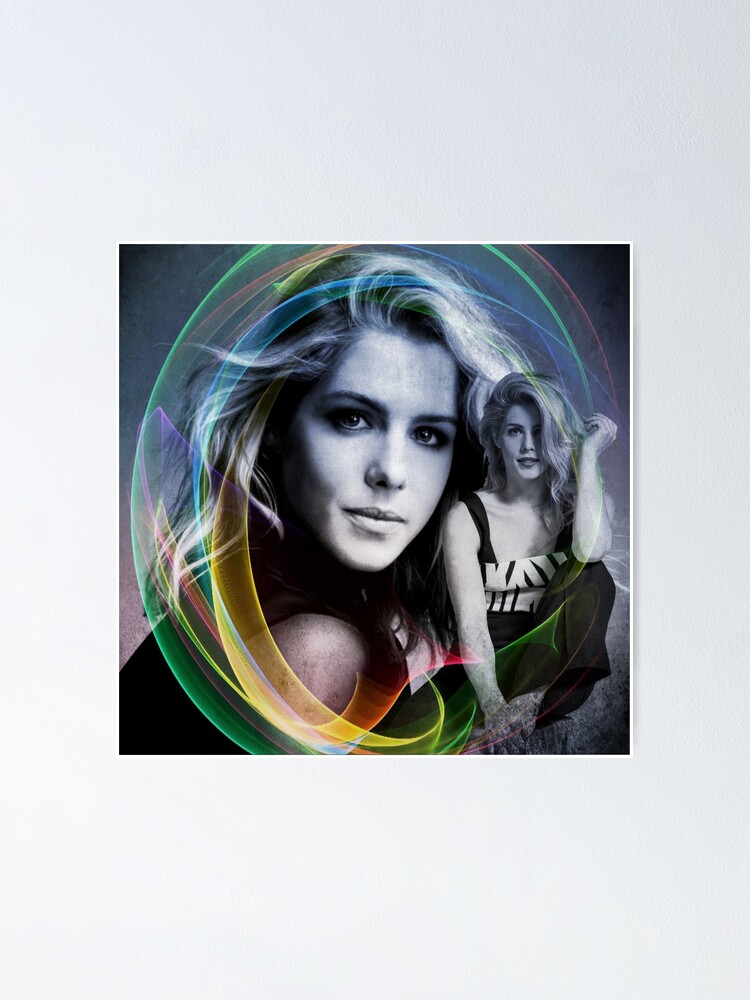 "Emily Bett Rickards " Poster by TizianaDF | Redbubble