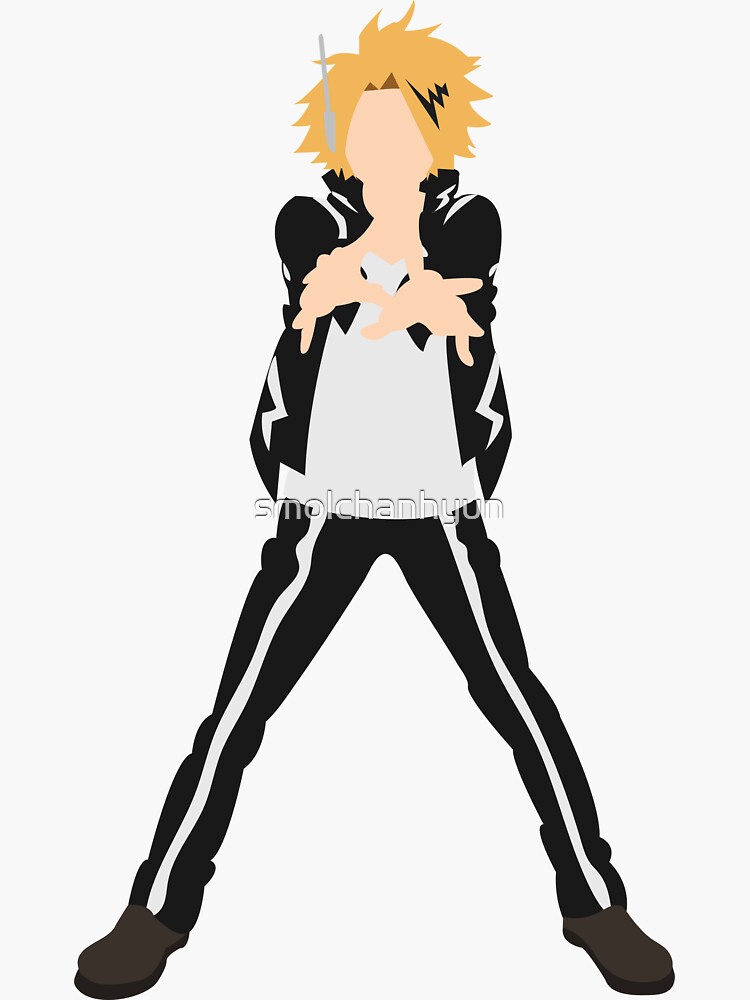 "Denki Kaminari - My Hero Academia" Sticker for Sale by smolchanhyun ...