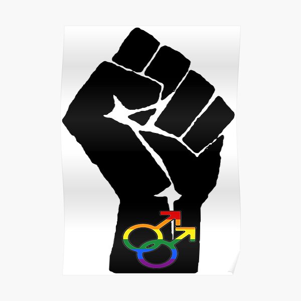 "Male Union Empowerment" Poster for Sale by Cockyunicorn | Redbubble