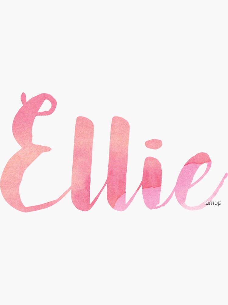 "Ellie" Sticker for Sale by ampp | Redbubble