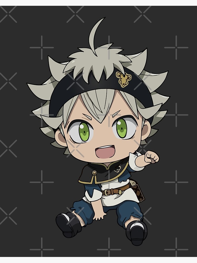 "Black Clover Asta CHIBI" Art Print for Sale by FrozenFox | Redbubble