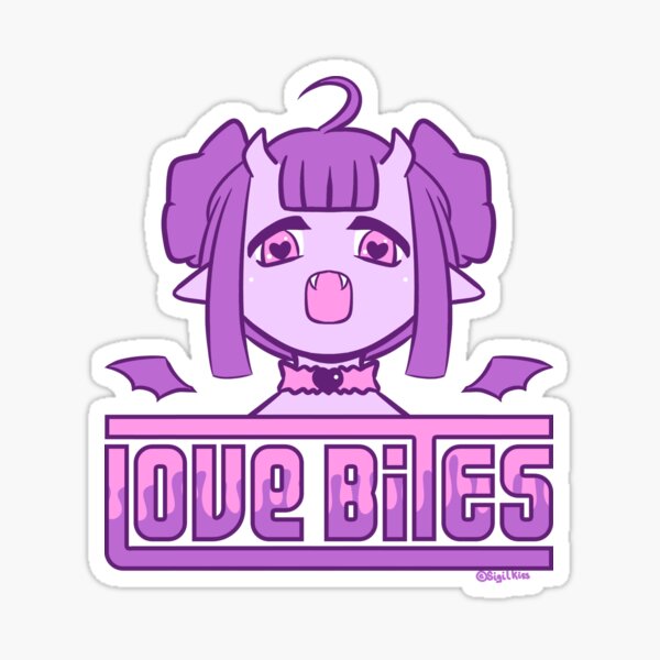 "Love Bites" Sticker for Sale by RottenAdelArt | Redbubble