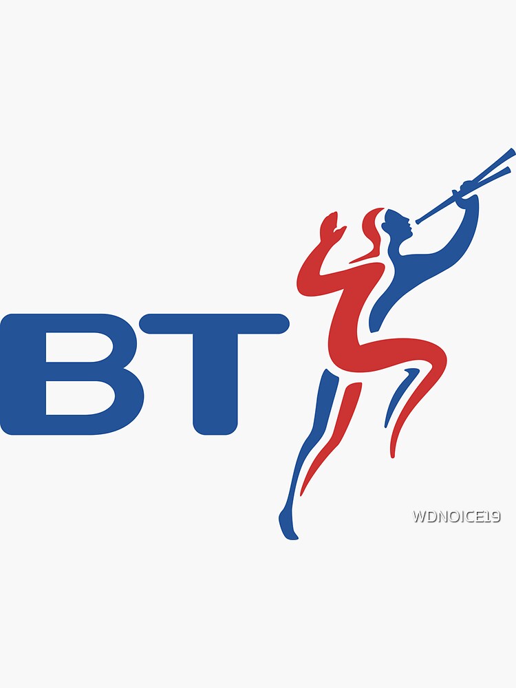 "British Telecom Retro Logo" Sticker for Sale by WDNOICE19 | Redbubble