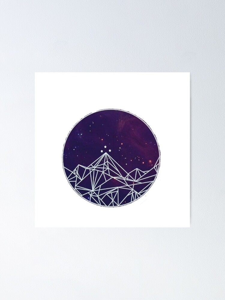 "ACOMAF Night Court mountains pattern" Poster by Hallows03 | Redbubble