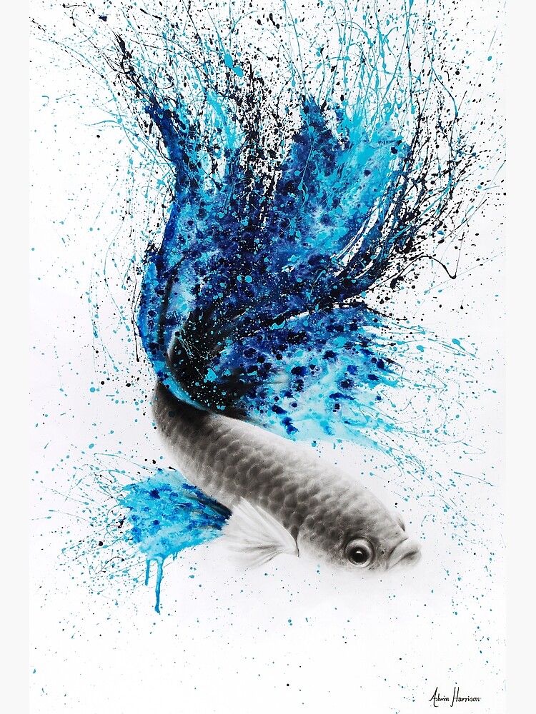 "Galaxy Fish" Canvas Print by AshvinHarrison | Redbubble