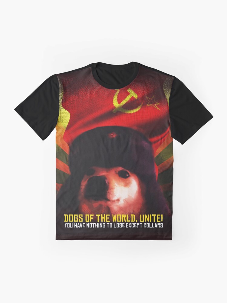 "Communist Comrade Doggo Meme Funny Doge dog Jimbo with Russia Sickle ...