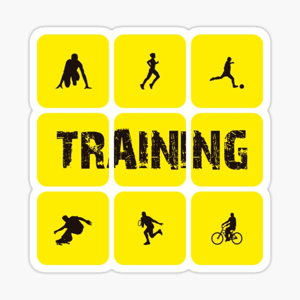 "Training" Sticker for Sale by jhonattan | Redbubble
