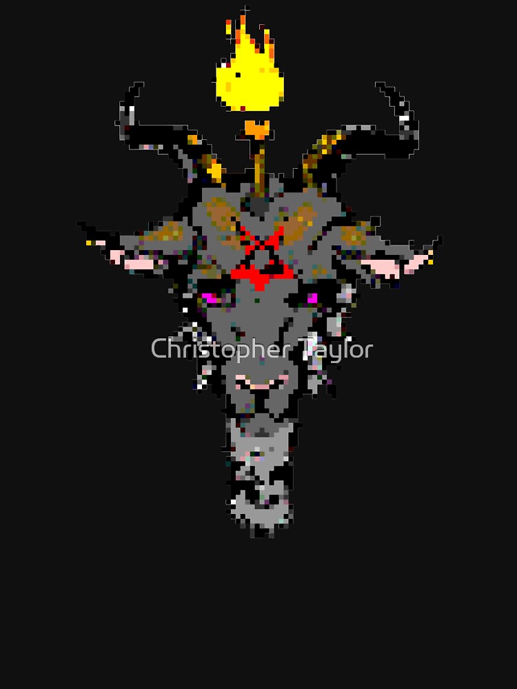 "Baphomet | 8 Bit Pixel Art " Lightweight Hoodie by ctaylorscs | Redbubble