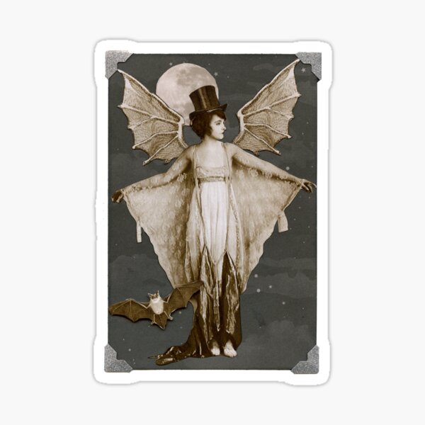"Batty Couture" Sticker for Sale by WinonaCookie | Redbubble