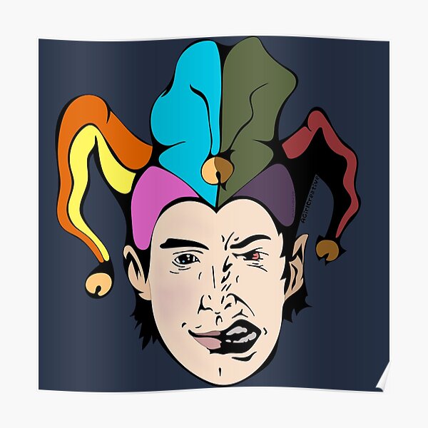 "Dr. Jester and Mr. Homicide" Poster for Sale by AGirlCreative | Redbubble