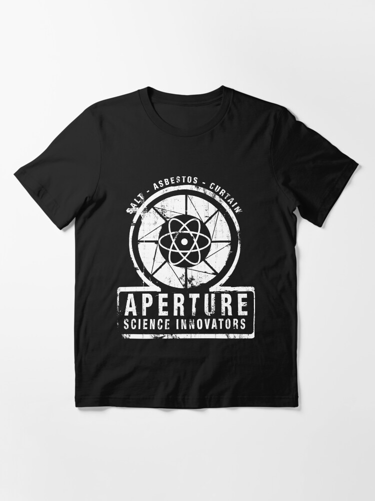 "Aperture Science" T-shirt for Sale by WrinklyBebop | Redbubble ...