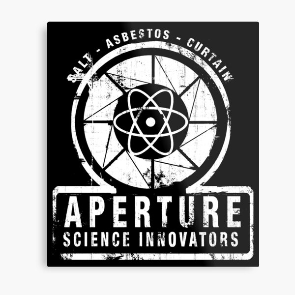 Aperture Science Metal Prints | Redbubble