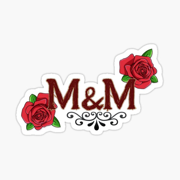 "M & M" Sticker by thescudders | Redbubble