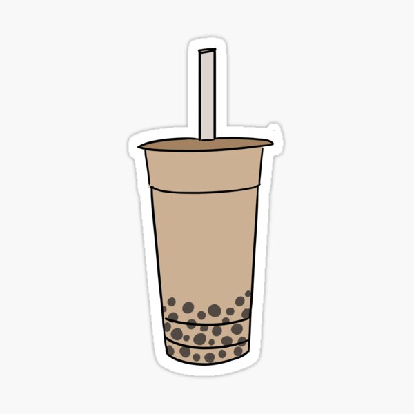 "Bubble tea" Sticker for Sale by issoe | Redbubble