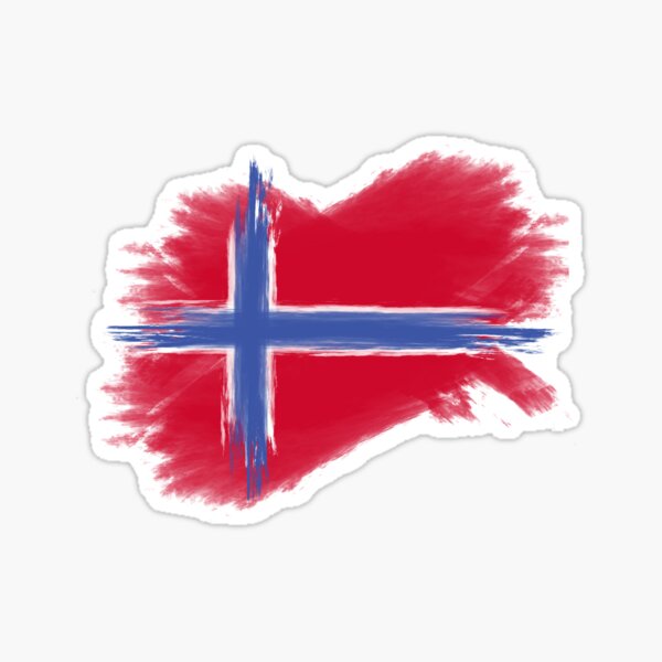 "Svalbard Flag Longyearbyen" Sticker for Sale by janbayer1981 | Redbubble