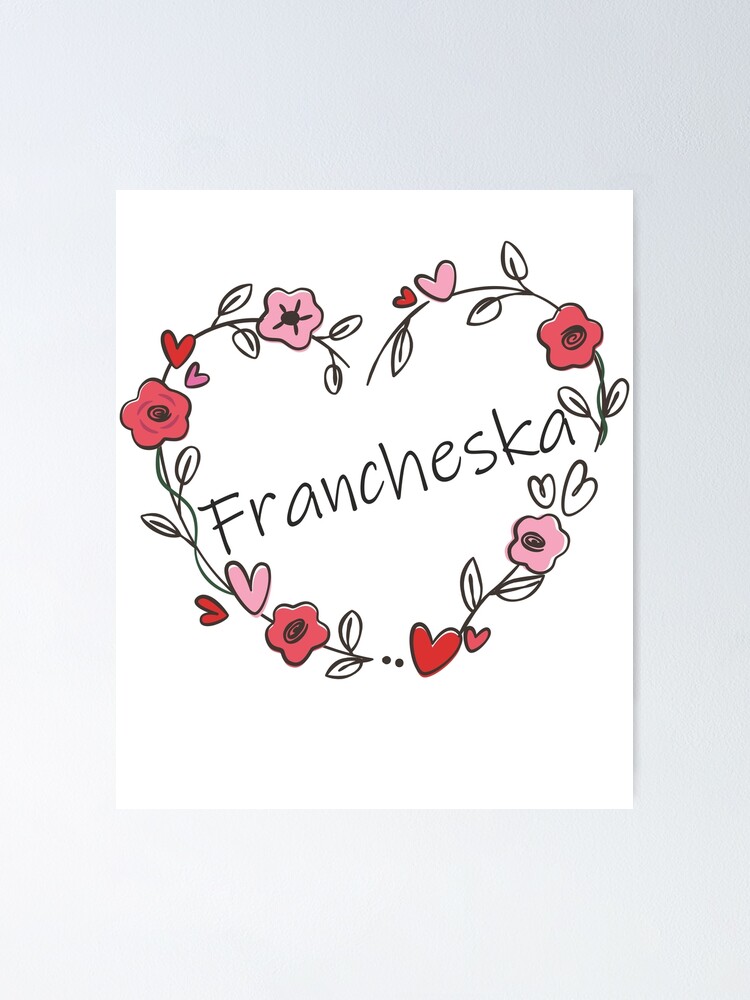 "Francheska" Poster for Sale by oleo79 | Redbubble