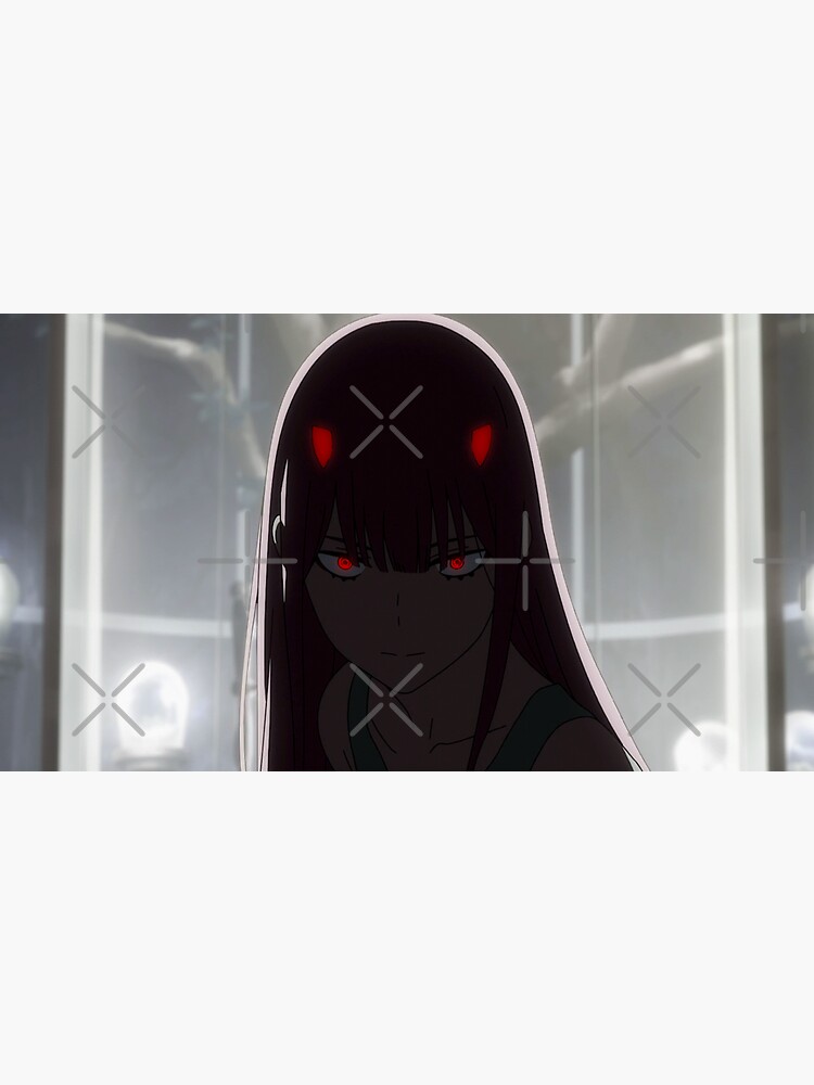 "Angry Zero Two" Sticker for Sale by sandyloam333 | Redbubble