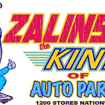 "ZALINSKY King of Auto Parts (2)" Sticker for Sale by trev4000 | Redbubble