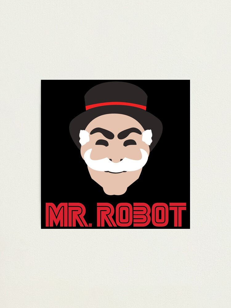 "Mr. Robot logo" Photographic Print for Sale by janbayer1981 | Redbubble