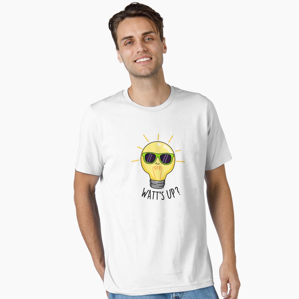 "Watts Up Funny Light Bulb Puns " Sticker for Sale by punnybone | Redbubble