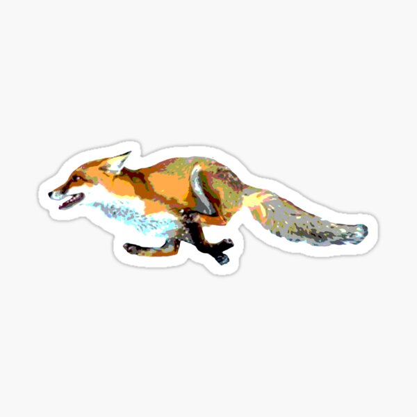 "Foxes Hunting Hounds" Sticker for Sale by StormysSeas | Redbubble