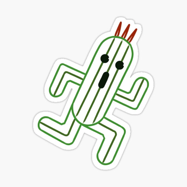 "Minimalist Cactuar - Final Fantasy" Sticker for Sale by drglovegood ...