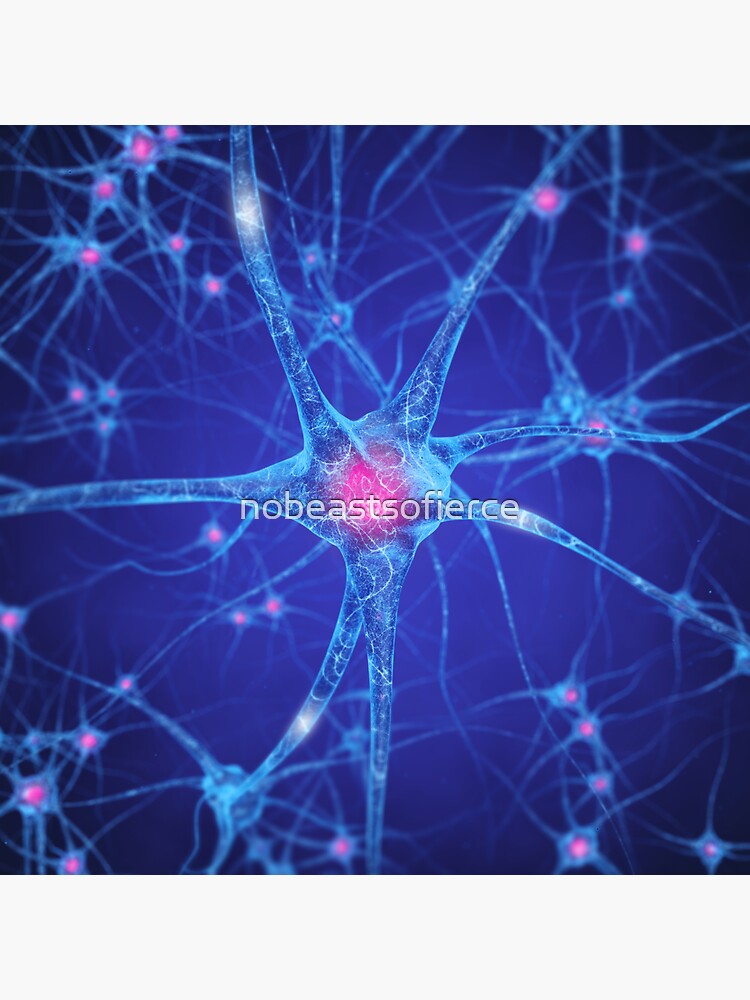 "Neurons" Sticker for Sale by nobeastsofierce | Redbubble