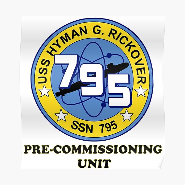 "USS Hyman G. Rockover (PCU-795) Crest" Poster for Sale by ...