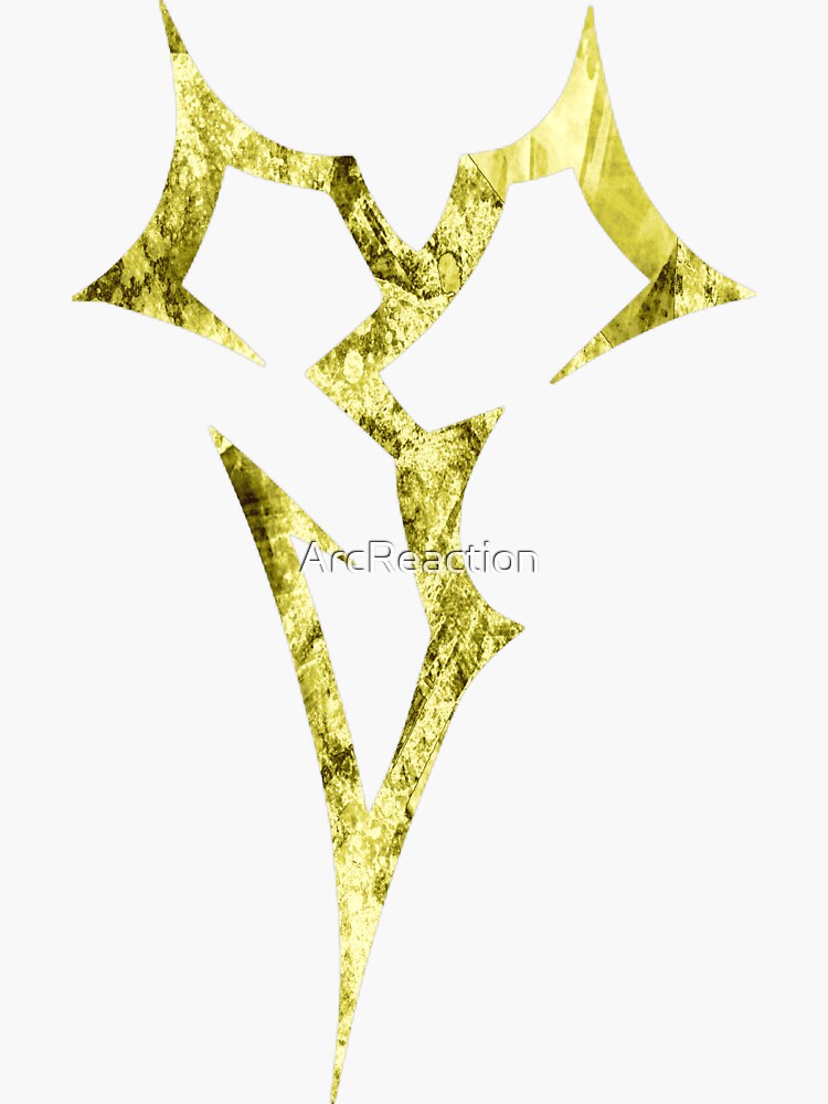 "Gold Jecht Symbol" Sticker for Sale by ArcReaction | Redbubble