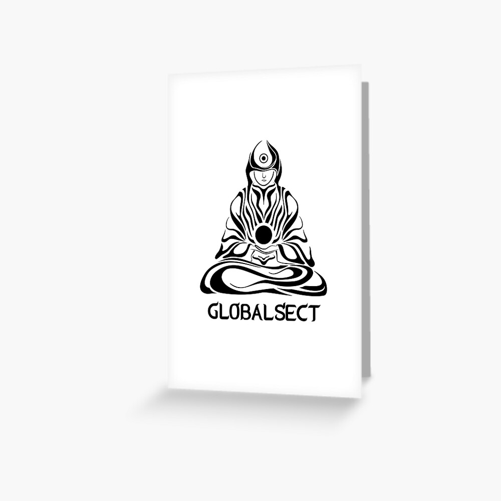 Tarjetas de felicitación «Símbolo de la secta» de GlobalSect | Redbubble