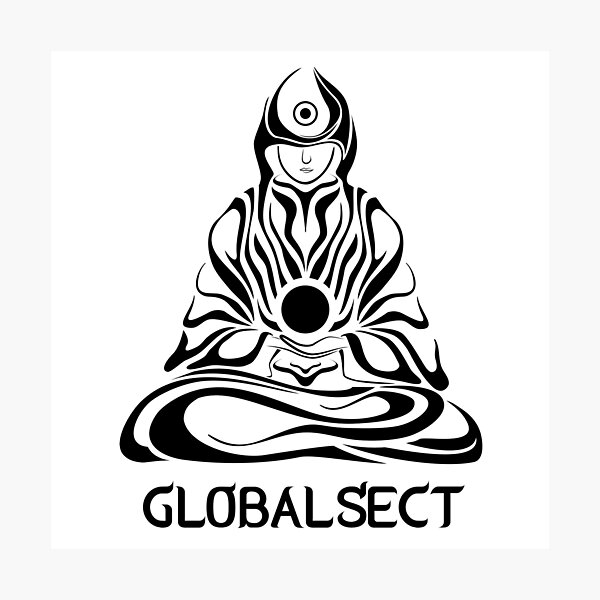 Lámina fotográfica «Símbolo de la secta» de GlobalSect | Redbubble