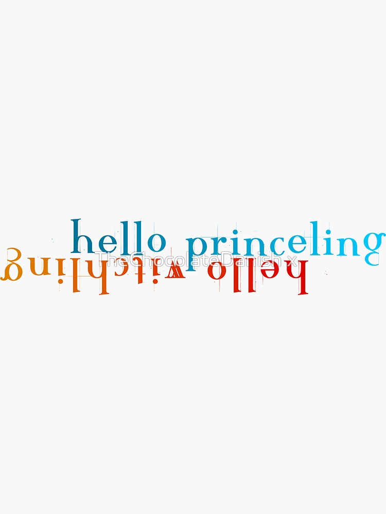 "Hello Princeling/Hello Witchling version 5" Sticker for Sale by ...