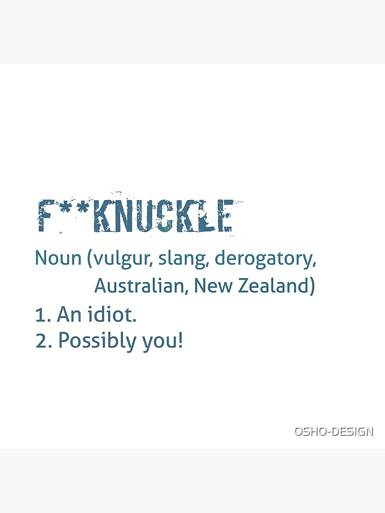 "F**knuckle" Art Print for Sale by OSHO-DESIGN | Redbubble