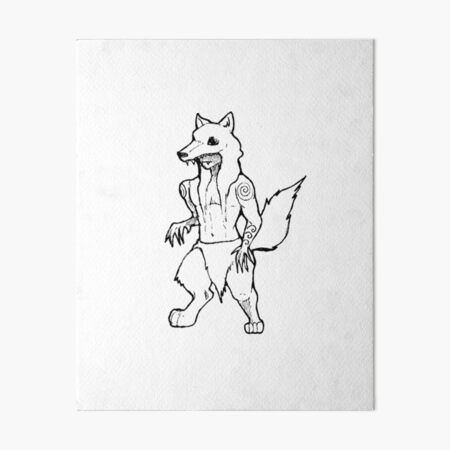 "Adlet Cryptid" Art Board Print for Sale by izzycreates | Redbubble