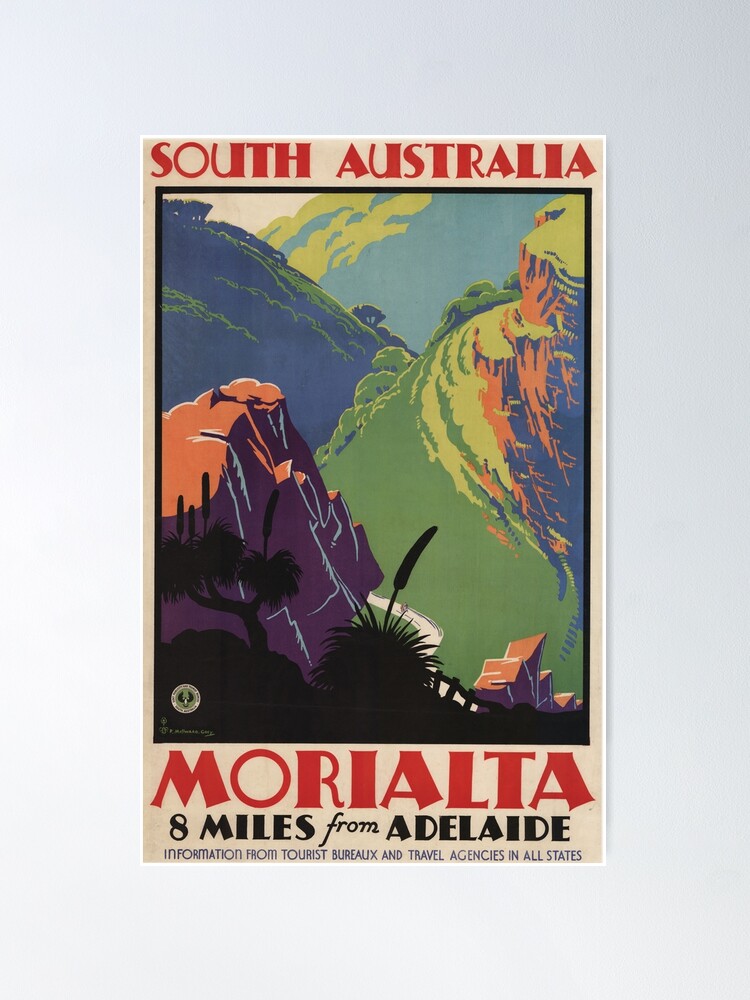 "South Australia, Morialta, 8 miles from Adelaide, 1935" Poster for ...