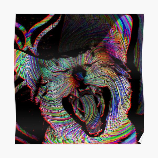 "LSD Kitty" Poster by samtamb | Redbubble