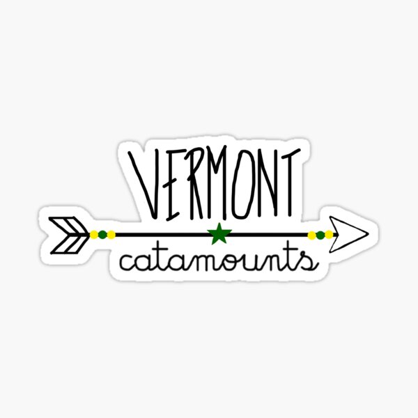 "UVM arrow" Sticker for Sale by briegot | Redbubble