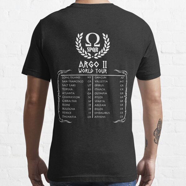 "Argo II World Tour" T-shirt for Sale by Emma1706 | Redbubble | argo t ...