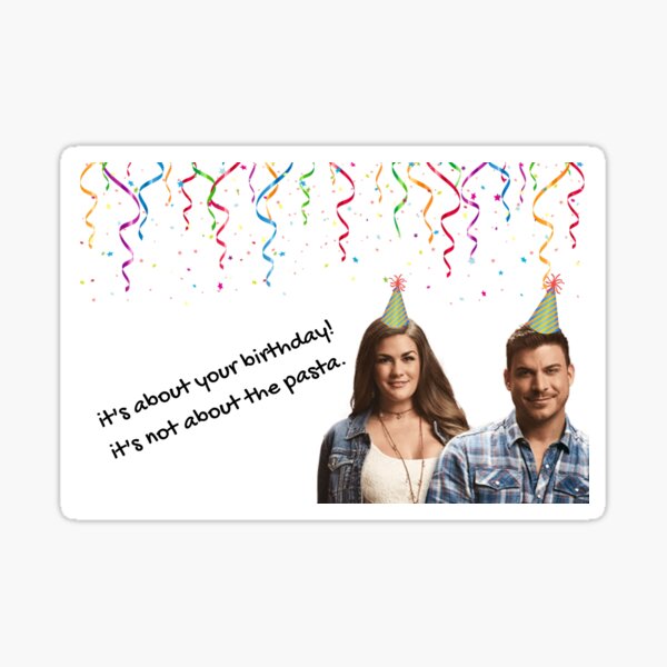 "Vanderpump Rules card, meme greeting cards" Sticker by avit1 | Redbubble