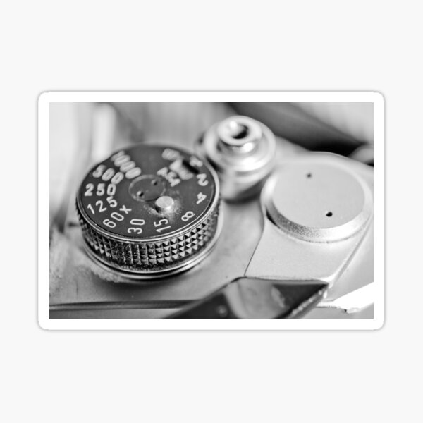 "Pentax MX Dynamic B&W VII" Sticker by PGHPhotoCo | Redbubble