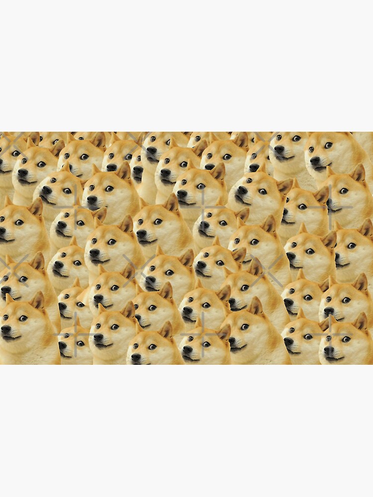 Pegatina «Doge WOW Pattern Shiba Inu Doggo dog meme montaje HD Tienda ...