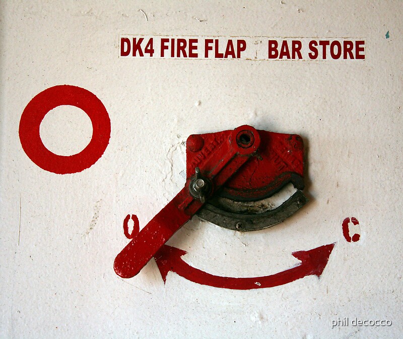 "Fire Flap" by phil decocco | Redbubble