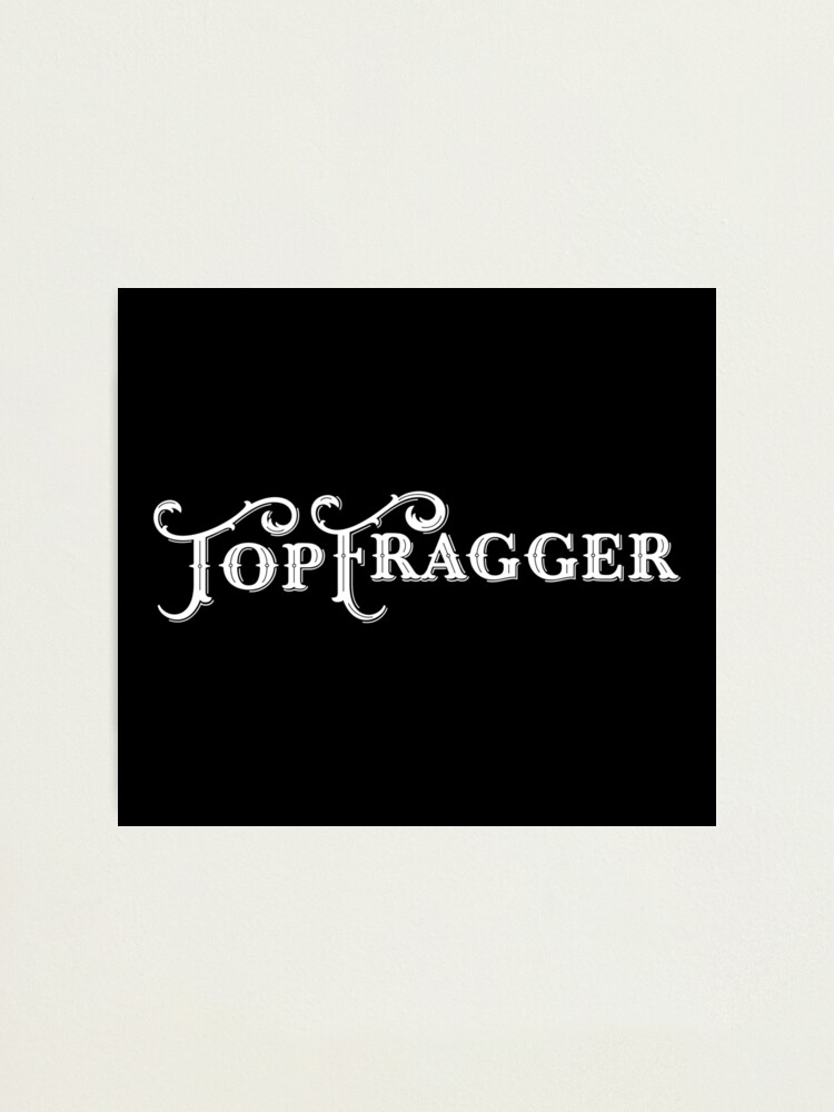 "Top Fragger Gaming Meme" Photographic Print for Sale by gaming-guy ...