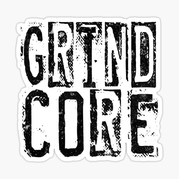 Sticker: Grindcore | Redbubble