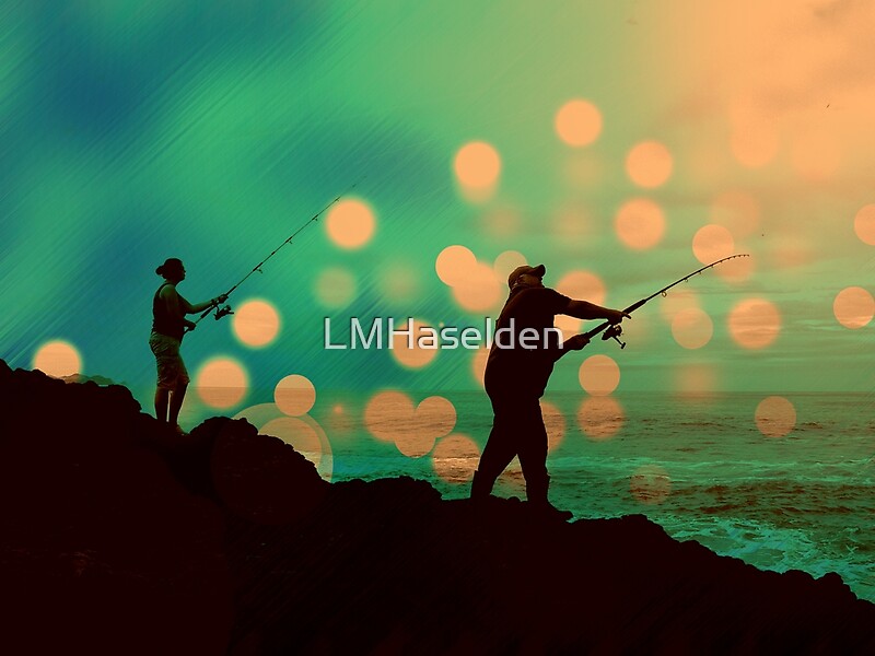 "Dusk Fishing" by LMHaselden | Redbubble