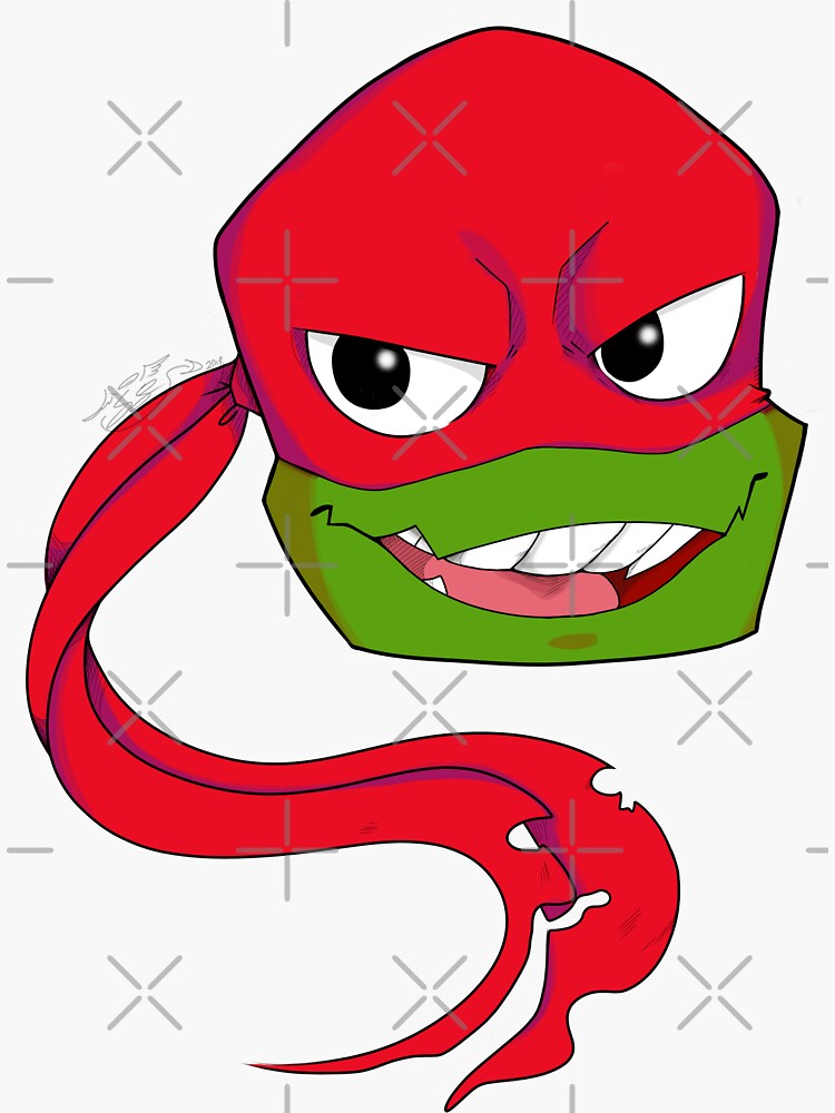 "Raphael - Tmnt 2018" Sticker for Sale by Beandoodz | Redbubble