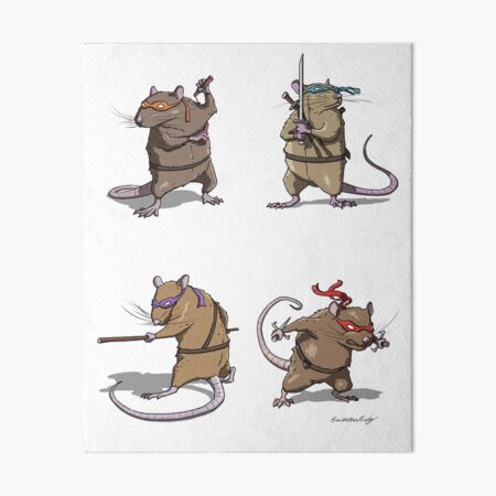 "Teenage Mutant Ninja Ratten" Galeriedruck von Wootus | Redbubble