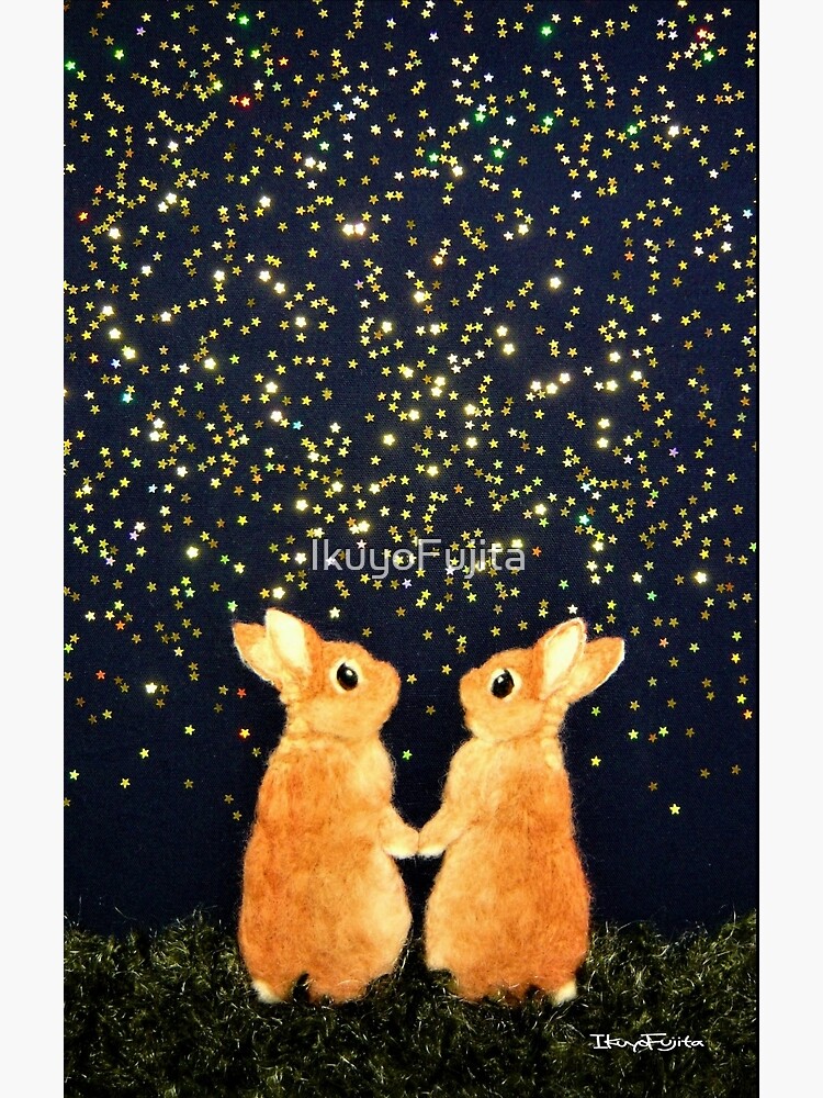 "looking for shooting stars (2008) Rabbit / Bunny Art" Art Print for ...